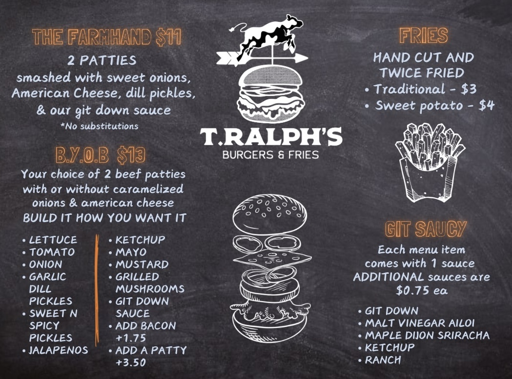 T. Ralph’s Burgers is Open Inside Kern’s Food Hall | Inside of Knoxville